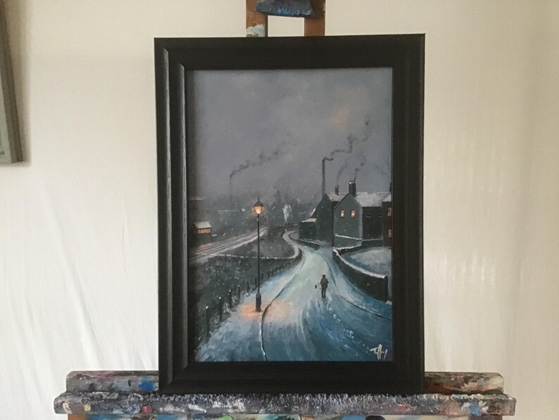 A4 Hand Finished Print Pete Tuffrey Industrial Northern Art - Etsy UK