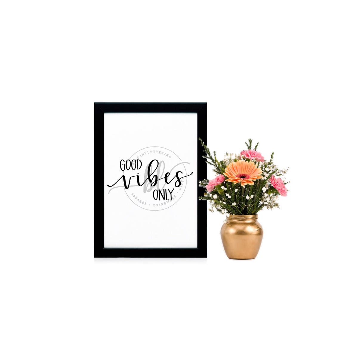 Good Vibes Only SVG - Good Vibes Only - Hand Lettered SVG - Cricut SVG ...