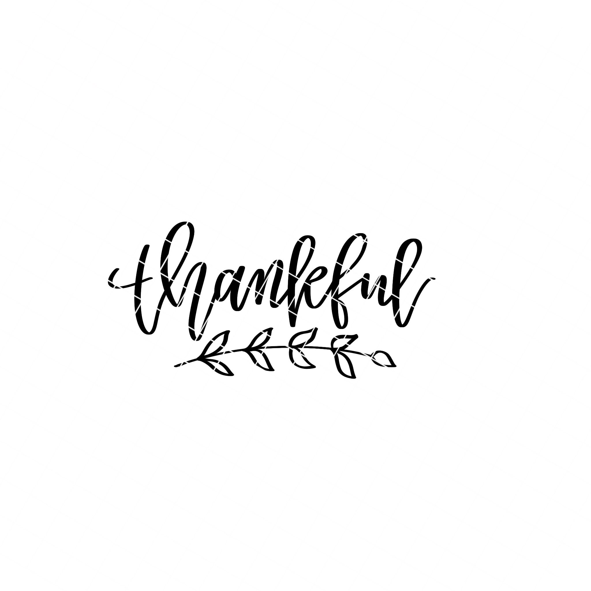 Thankful SVG Thankful Fall SVG Fall Autumn SVG | Etsy
