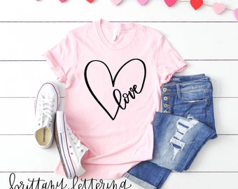 Love SVG Heart SVG Valentines SVG Valentines Day Happy | Etsy