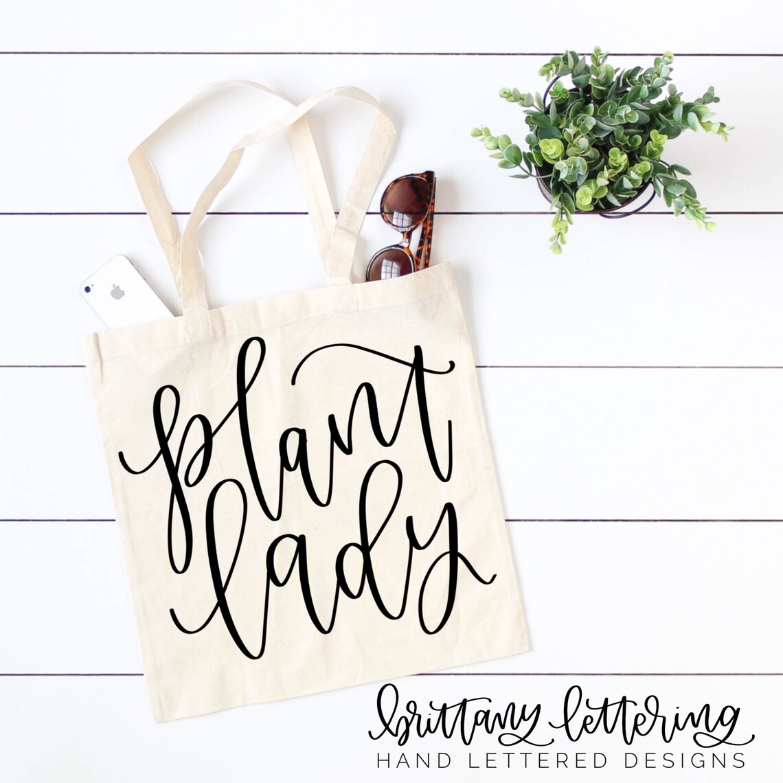 Plant Lady SVG Plant Lady Hand Lettered SVG | Etsy