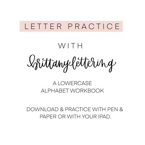 Hand Lettering Worksheets Hand Lettering Alphabet Practice Pages How to ...