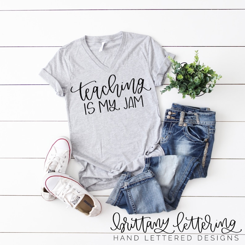 Teaching Is My Jam SVG Teaching Is My Jam Teacher SVG | Etsy