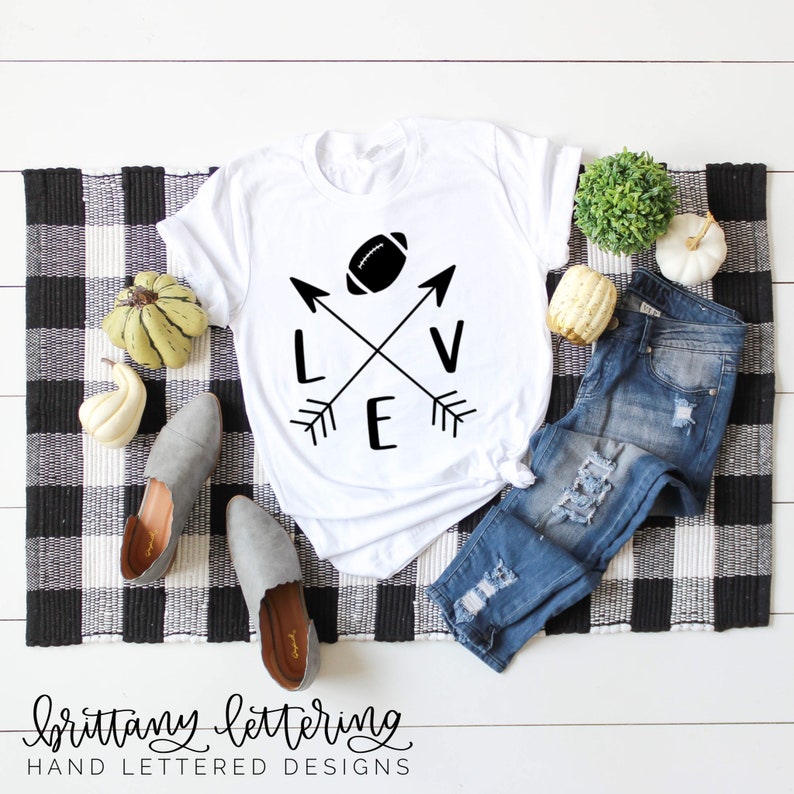 Football Love SVG Love Football SVG Football Svg Fall - Etsy