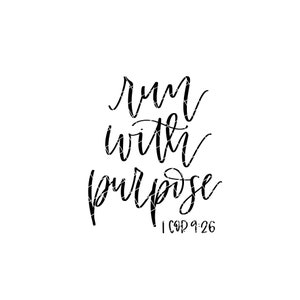 Run With Purpose SVG Run With Purpose 1 Corinthians SVG Christian SVG ...