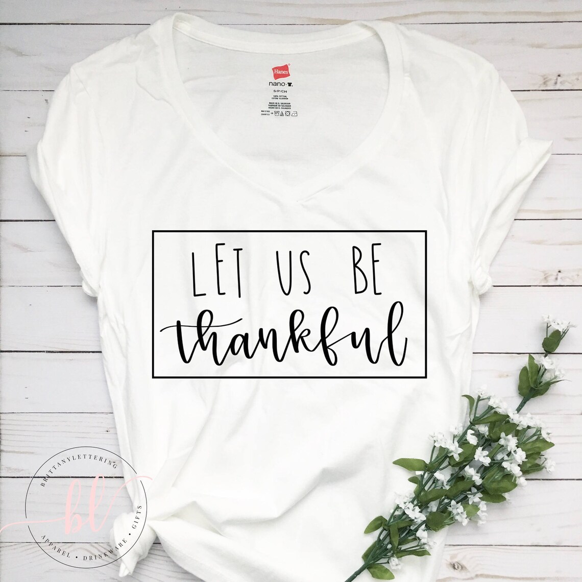 Let Us Be Thankful SVG - Let Us Be Thankful - Thanksgiving SVG - Hand ...