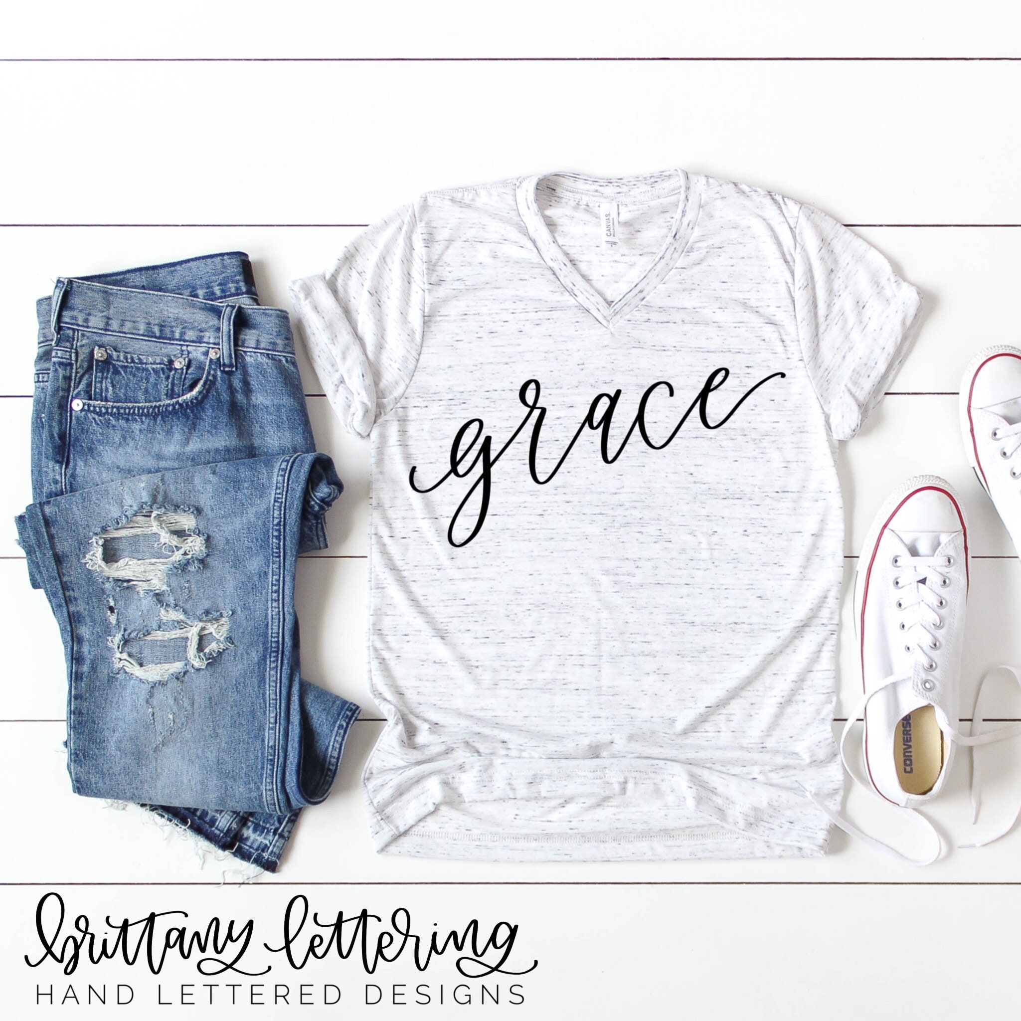 Grace SVG Grace Hand Lettered SVG | Etsy