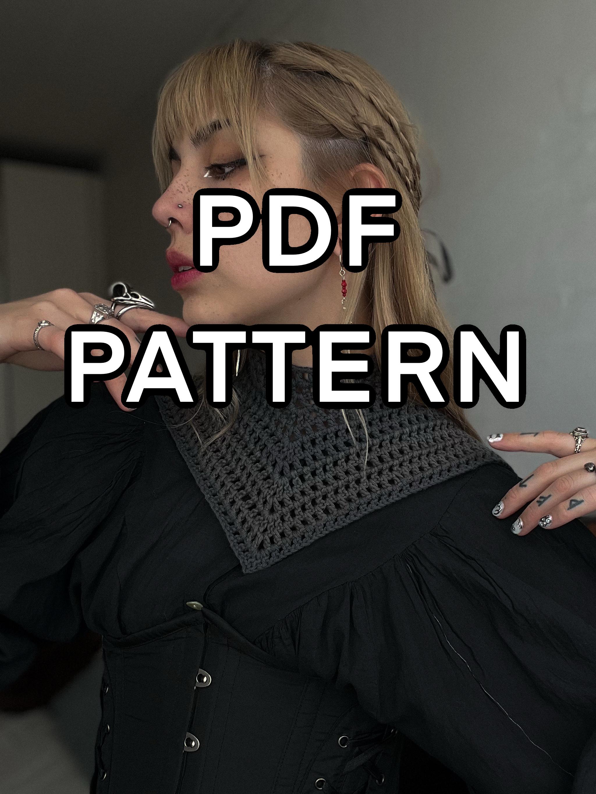 Crochet Chainmail Gorget PDF PATTERN - Etsy