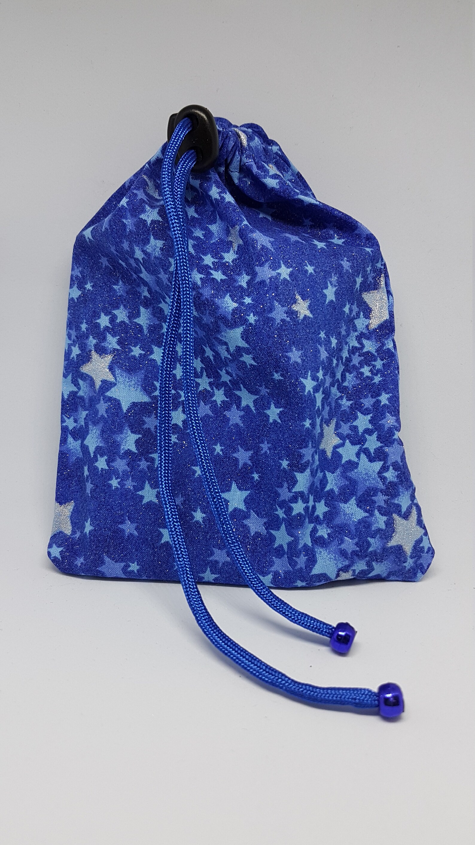 Bag Featuring Sparkly Silver and Blue Stars on Blue Background - Etsy ...