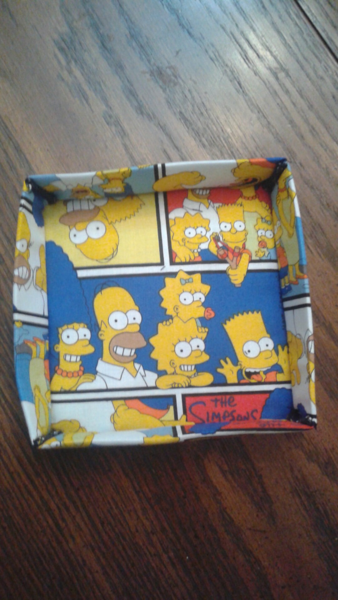 Dice Tray Made From Fabric Depicting the Simpsons - Etsy