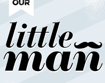 Our Little Man Nursery Decoration Wall Art Room Decor - Etsy