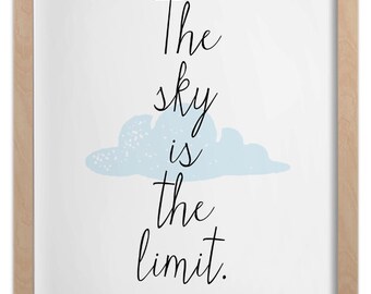Sky is the Limit Art - Etsy