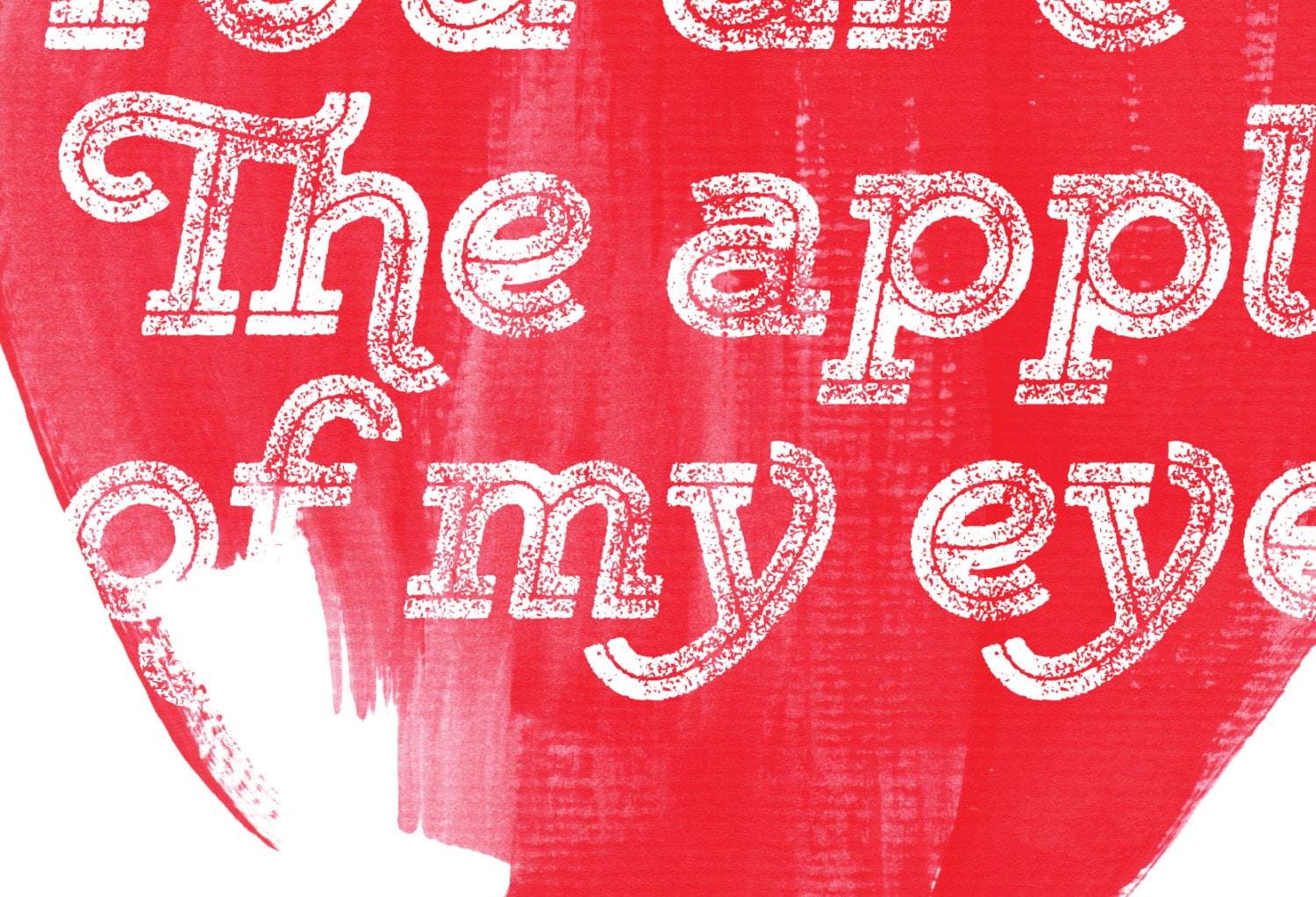 Apple of My Eye Digital File - Etsy