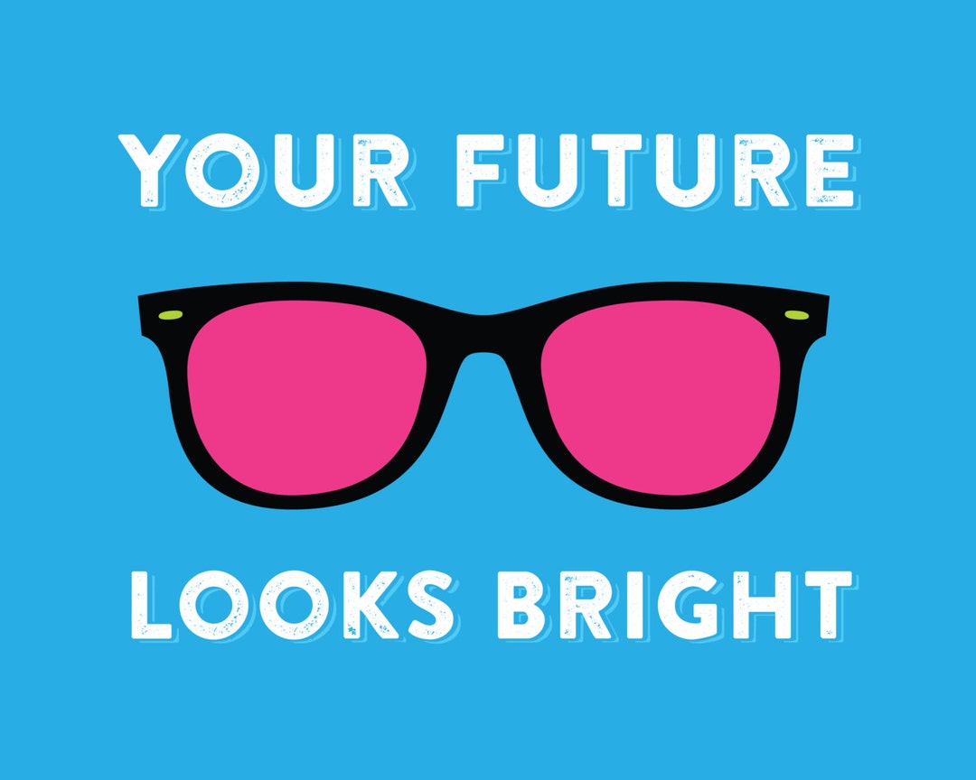 Your Future Looks Bright Nursery Art - Etsy