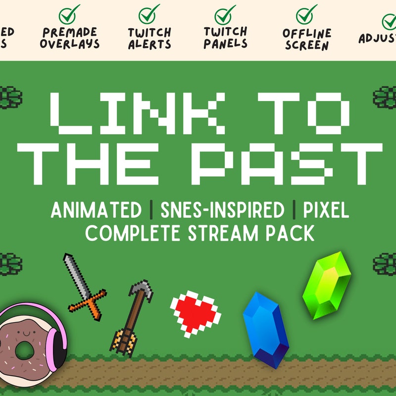 Zelda Twitch Overlay - Etsy