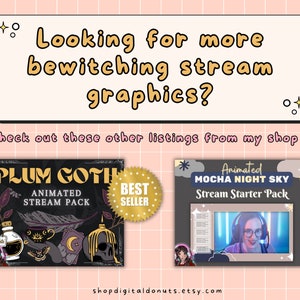 Spooky Cute Animated Stream Scenes - Cute Animated Twitch Scenes ...