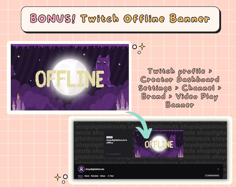 Spooky Cute Animated Stream Scenes Cute Animated Twitch Scenes, Stream ...