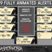 ANIMATED Phasmophobia Stream Overlay & Twitch Alerts Pack - Scenes ...