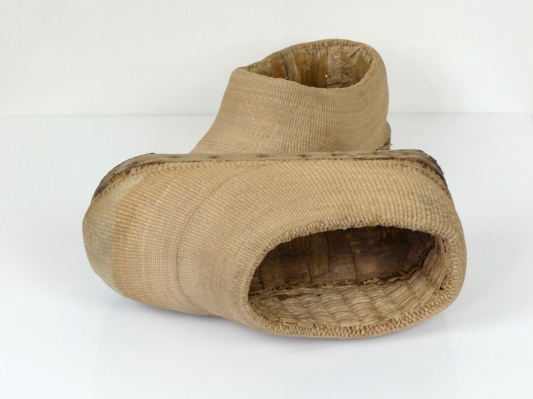 Braided Vegetable Clogs: Asian Traditional Basketry, Size 26cm - Etsy