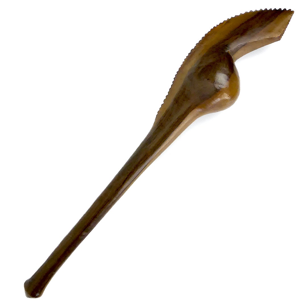 Vintage Notched Knobkierrie Stick: African Oceania Art, Veined Wood - Etsy