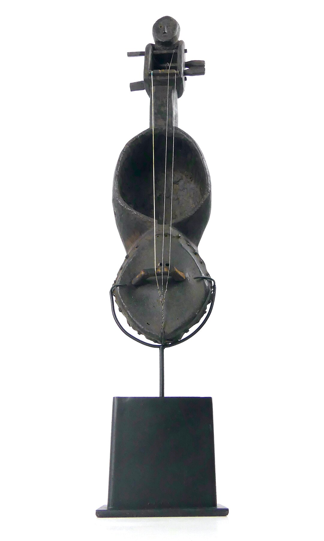 Sarangi Népalais Sur Socle - Instrument De Musique Traditionnel - Mi ...