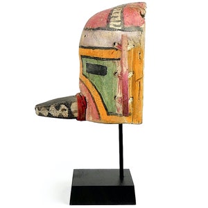 Pink Hopi Kachina Mask With Large Ears in Light Polychrome Carved ...