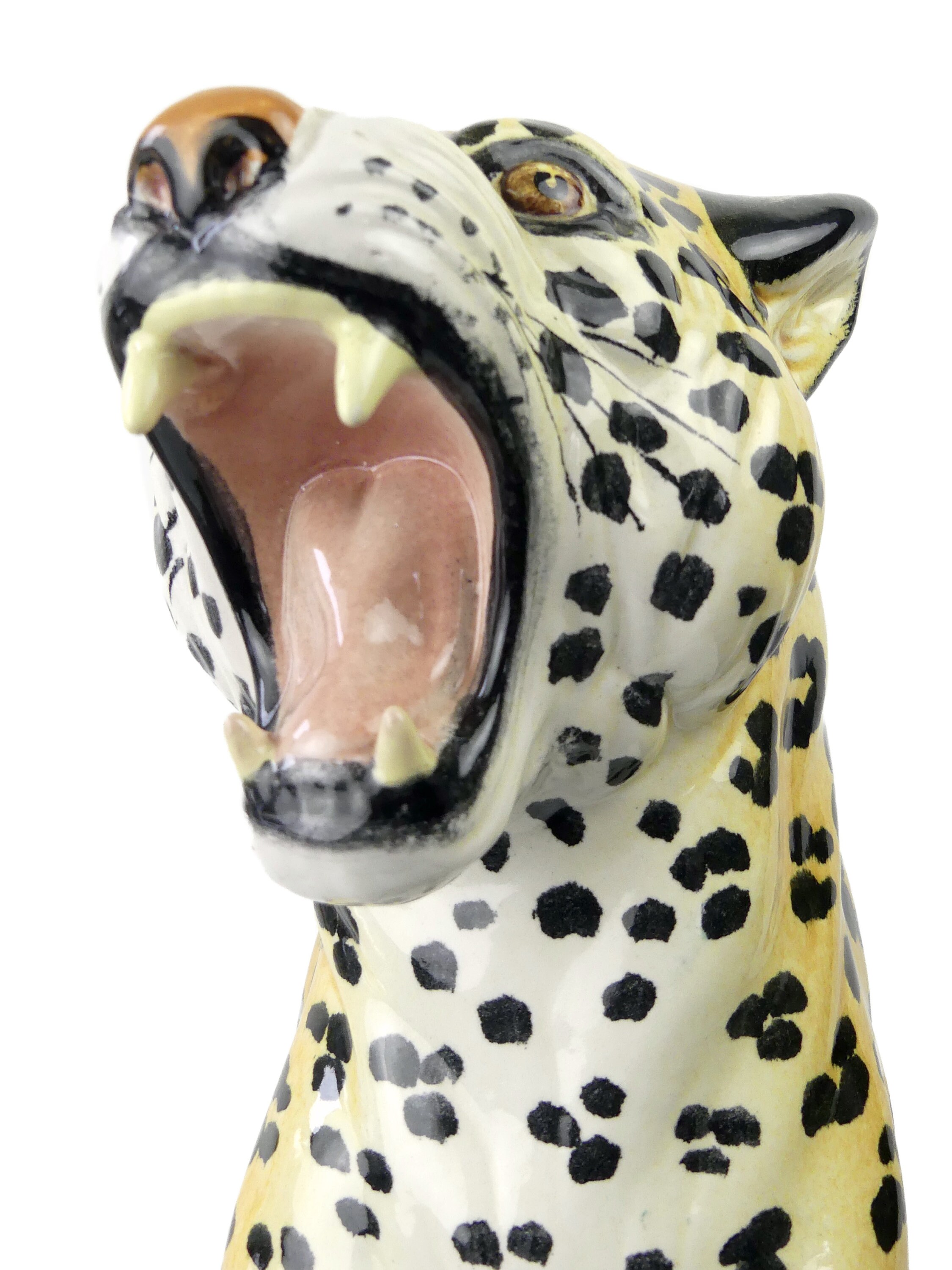 Large Leopard Ceramic Signed Art Ceramic Made in Italy 70s - Etsy