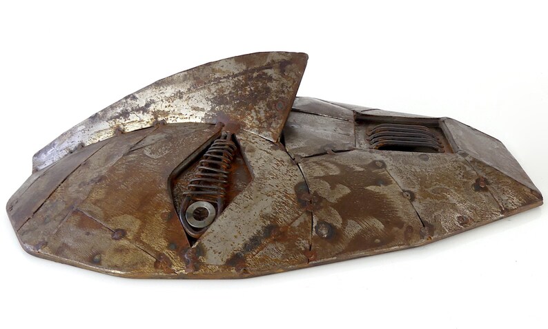 Contemporary Gross Metal Mask - Folk Art - Etsy