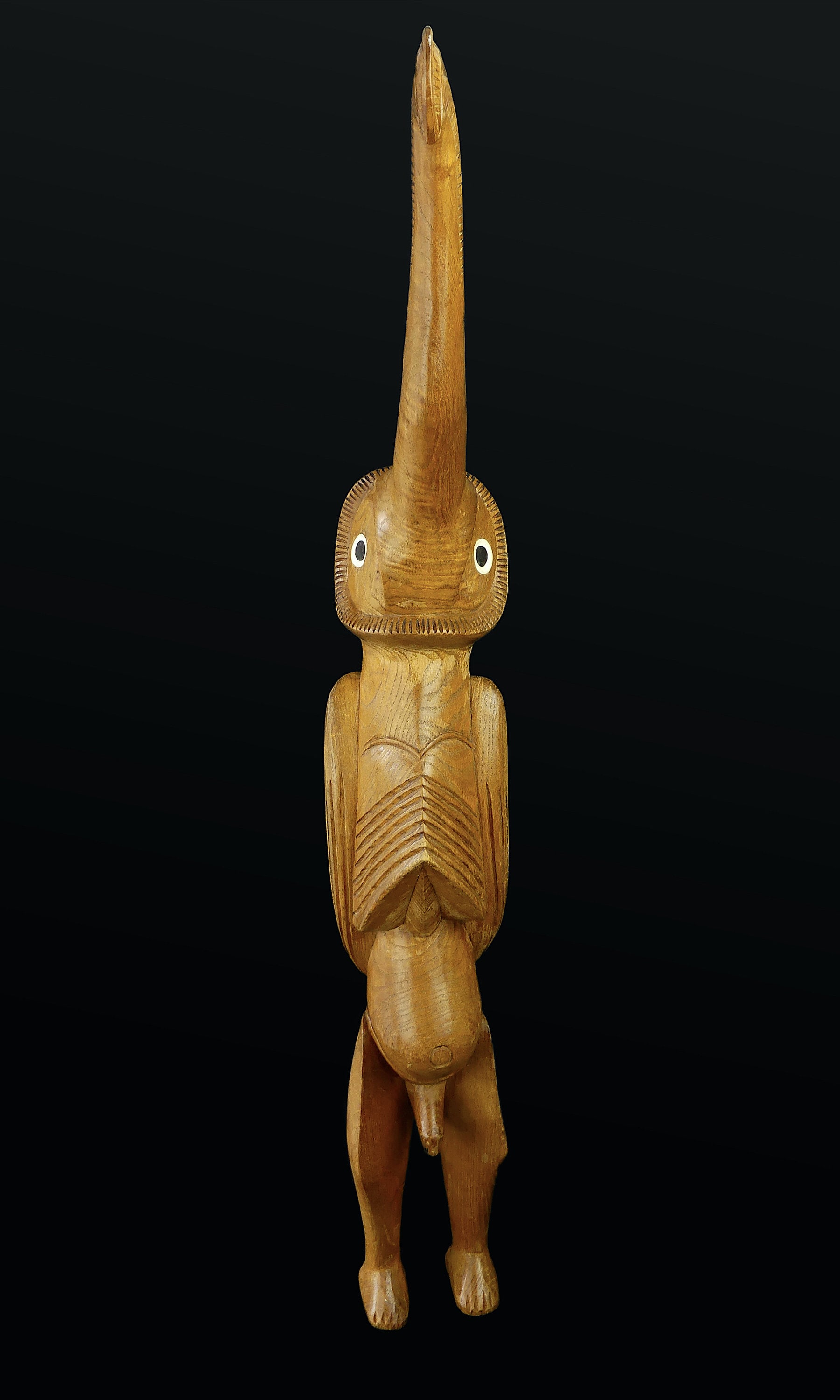 Large Old Tangata Manu Pascuan in Light Wood Rapa Nui - Etsy Hong Kong