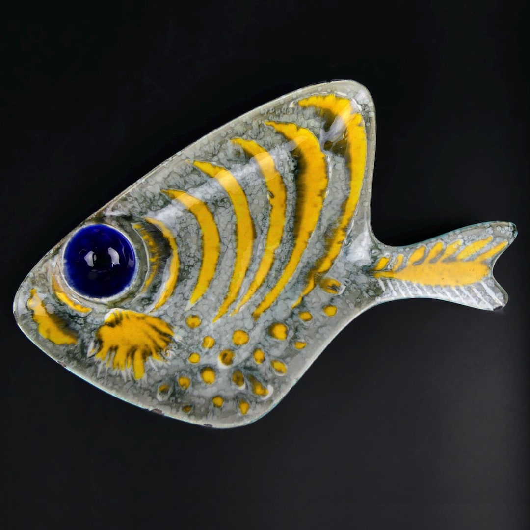 Vintage Italian Ceramic Fish Platter – 1960s Retro Decor - Etsy