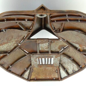Contemporary Gross Metal Mask - Folk Art - Etsy