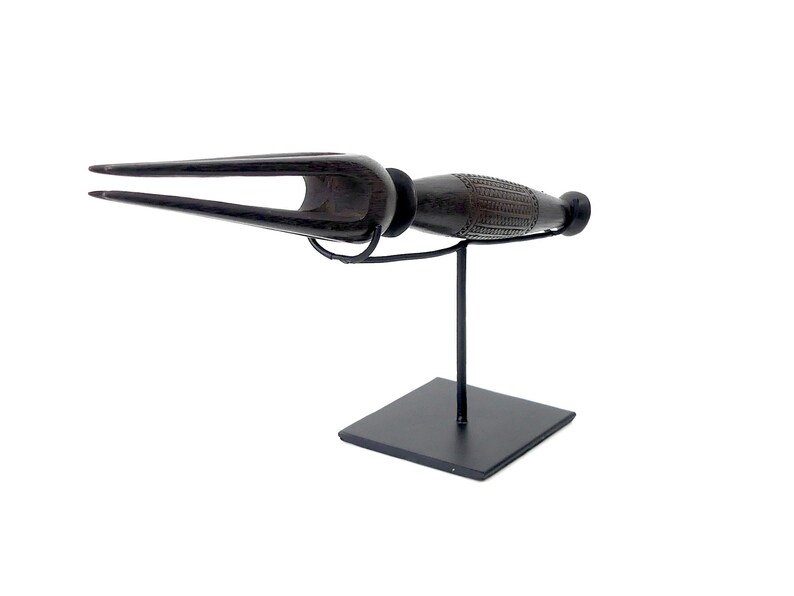 Ai Cula Ni Bokola Fijian Cannibal Fork in Dark Exotic Wood on - Etsy