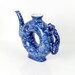 Ancient Toroidal Teapot in Blue Porcelain China - Etsy
