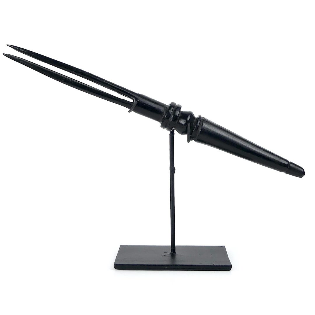 Fijian Ai Cula Ni Bokola Antique Cannibal Fork in Dark Exotic Wood on ...