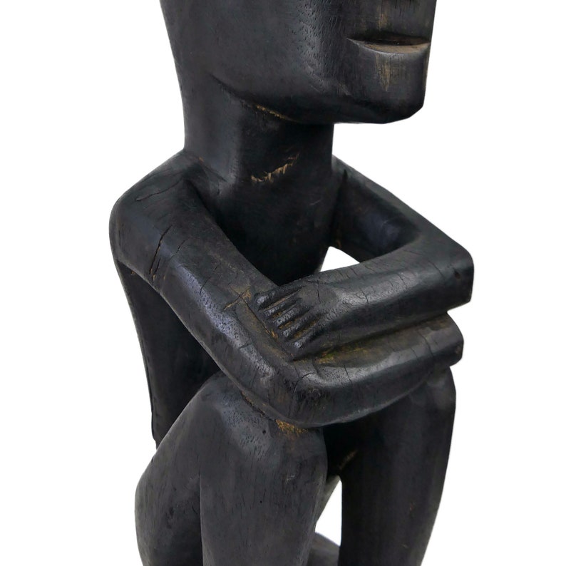 Traditional Wooden Bulul Statue From Ifugao - Philippines - Southeast ...