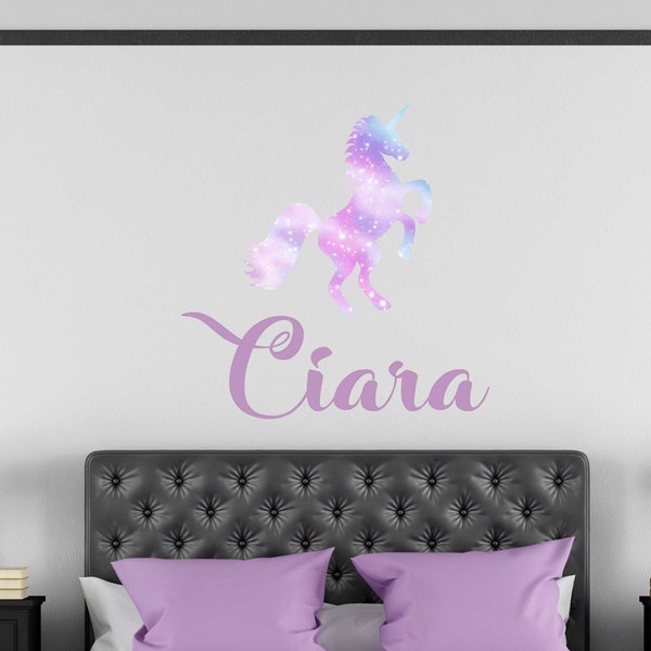Unicorn Wall Sticker Etsy