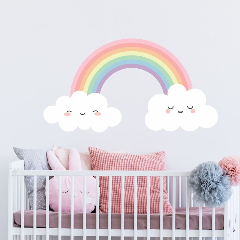 Rainbow Wall Sticker - Etsy