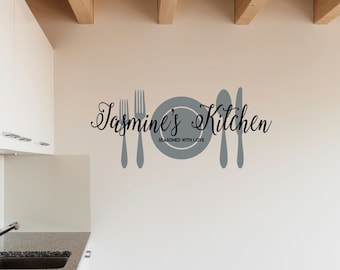 Kitchen Wall Decal - Etsy