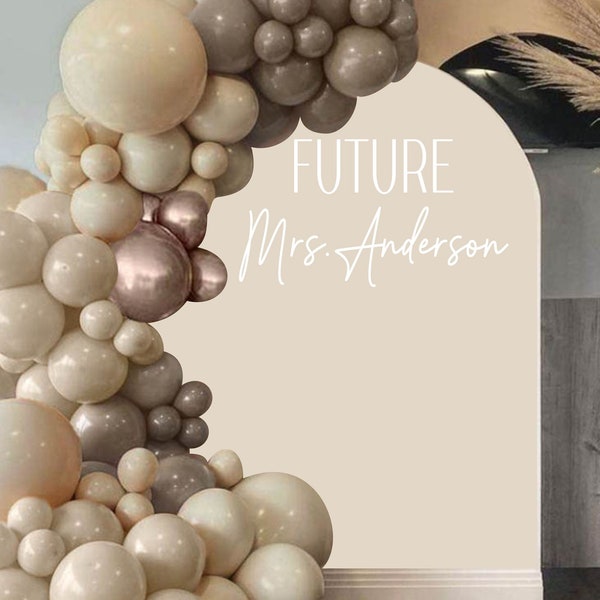 Future Mrs Sign, Bridal Shower Sign, Future Mrs Last Name Wooden Sign ...