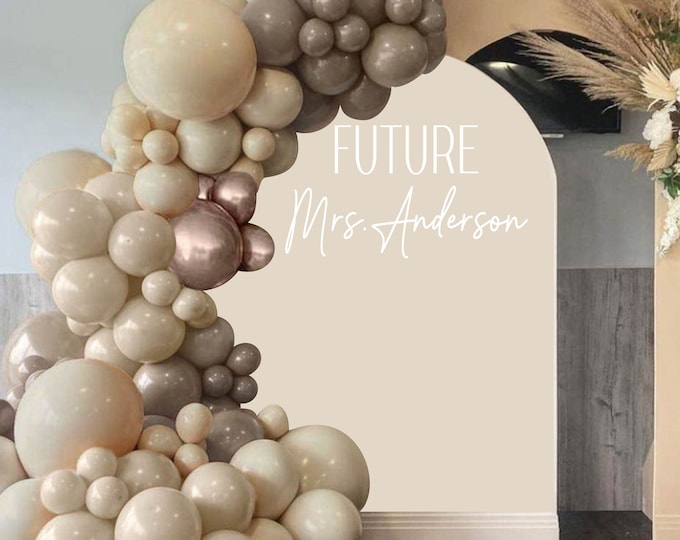 Custom Bridal Shower Decal - the Future Mrs, Miss to Mrs Sticker for ...