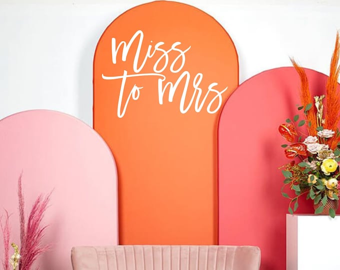 Custom Bridal Shower Decal the Future Mrs, Miss to Mrs Sticker for ...