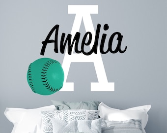 Softball Check I005 8 Sticker Decal Fastpitch Glove - Etsy