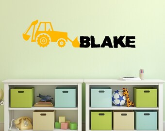 Construction decal | Etsy