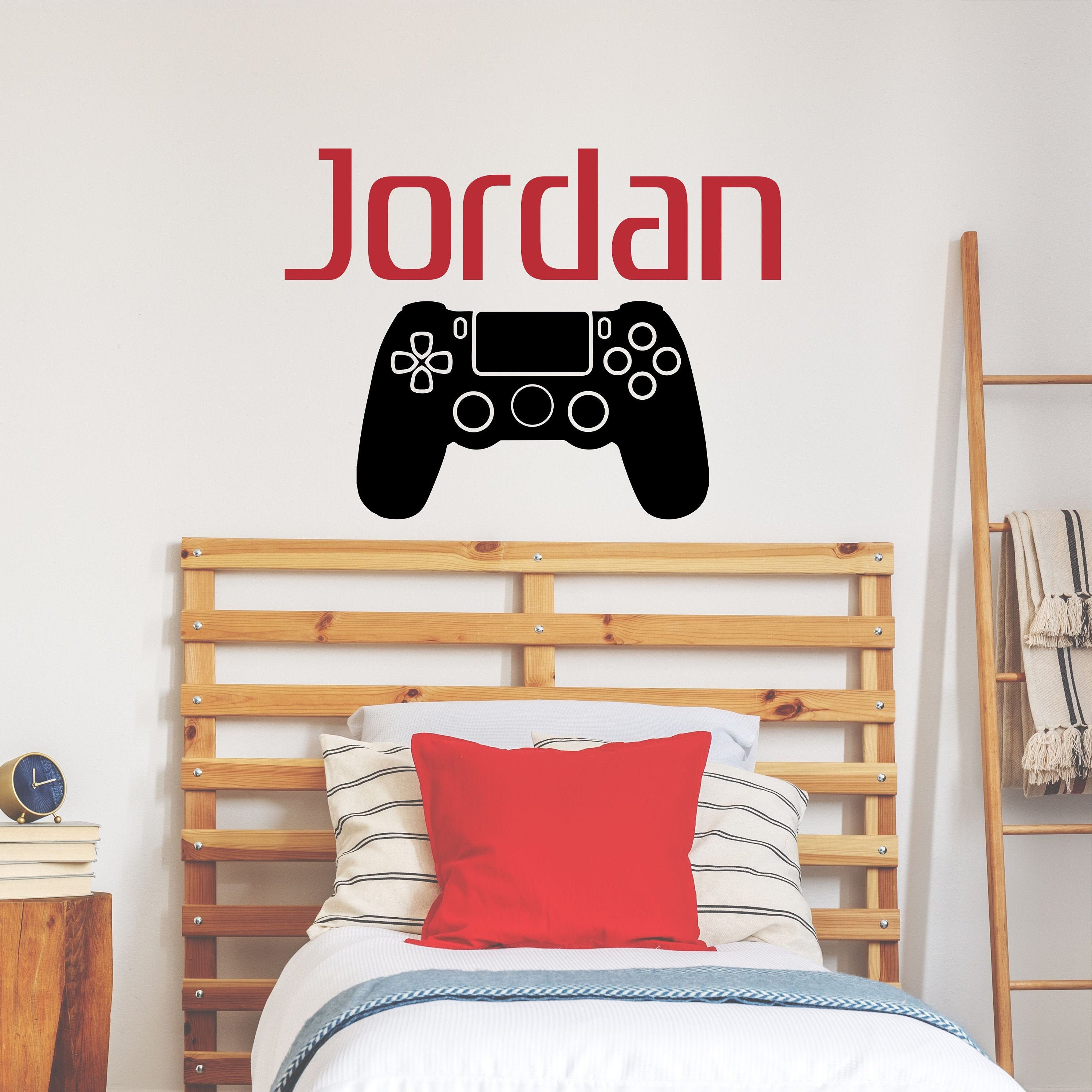 Gamer Name Wall Decal Personalized Name Custom Name Wall - Etsy