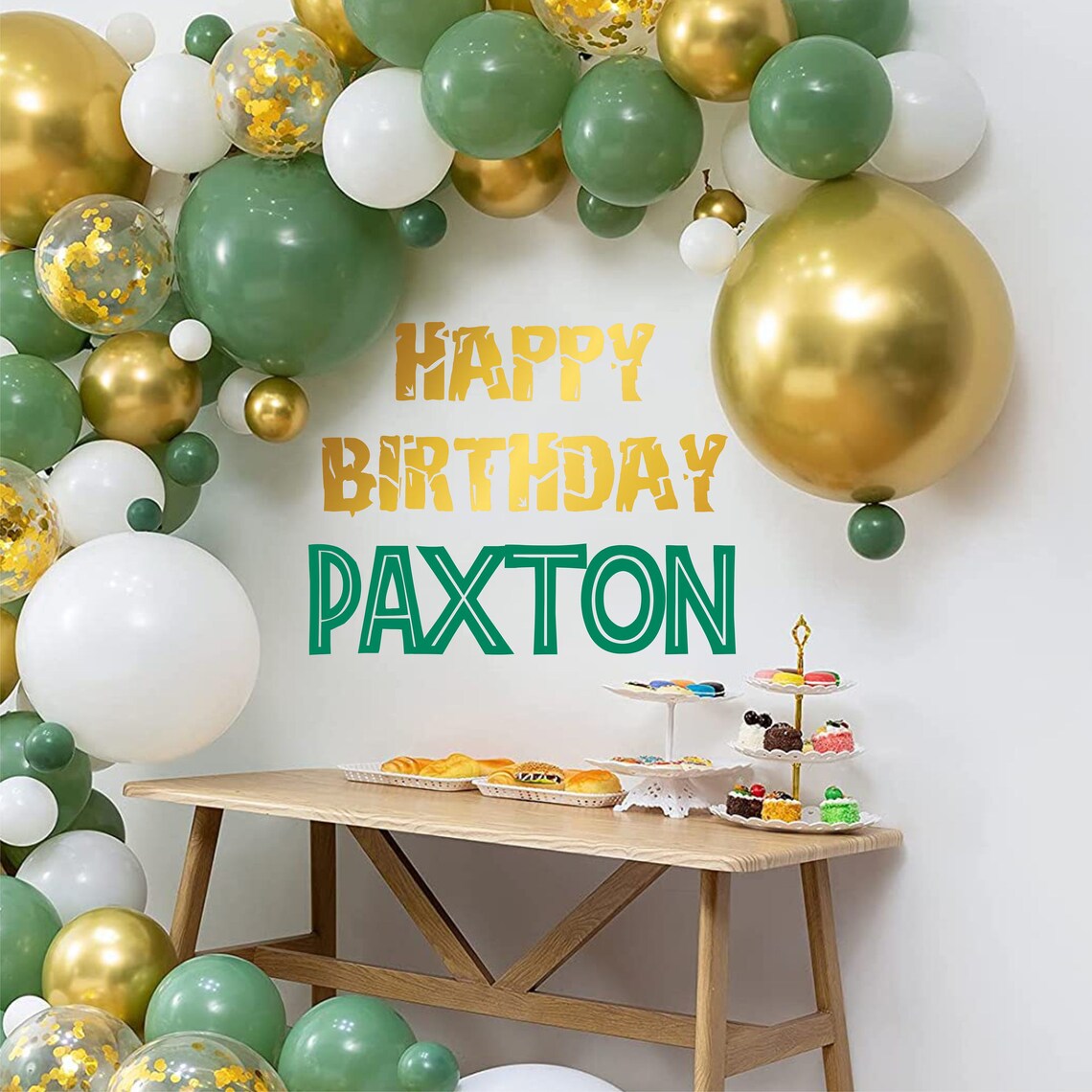 Happy Birthday Decal Happy Birthday Party Backdrop - Etsy