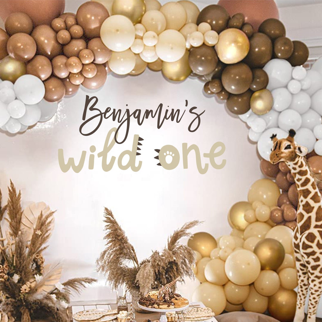 Happy Birthday Decal - Wild One Party Backdrop - First Birthday for ...