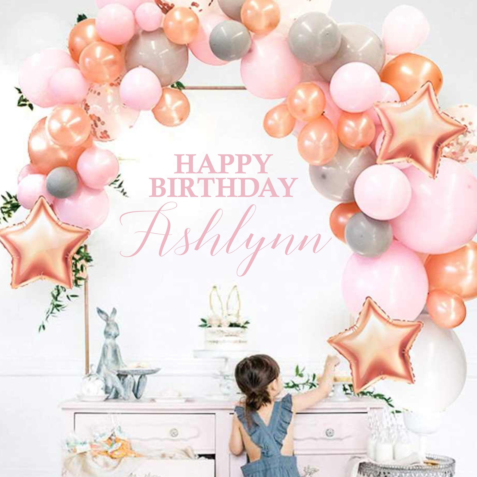 Happy Birthday Decal Happy Birthday Party Backdrop Happy - Etsy
