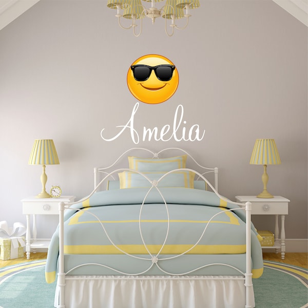 Emoji Wall Decal - Etsy