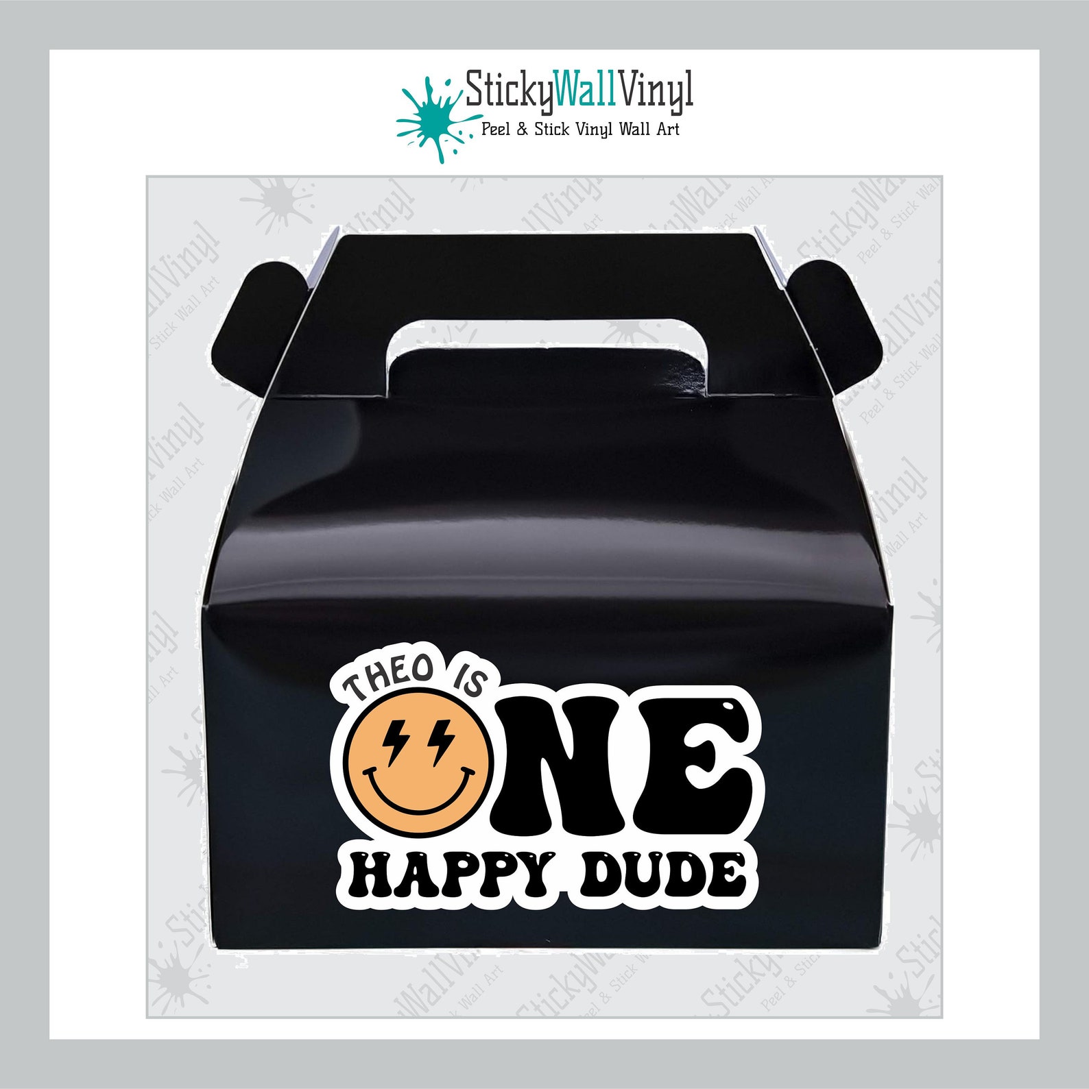 One Happy Dude Birthday Party First Birthday Decal Birthday Party ...