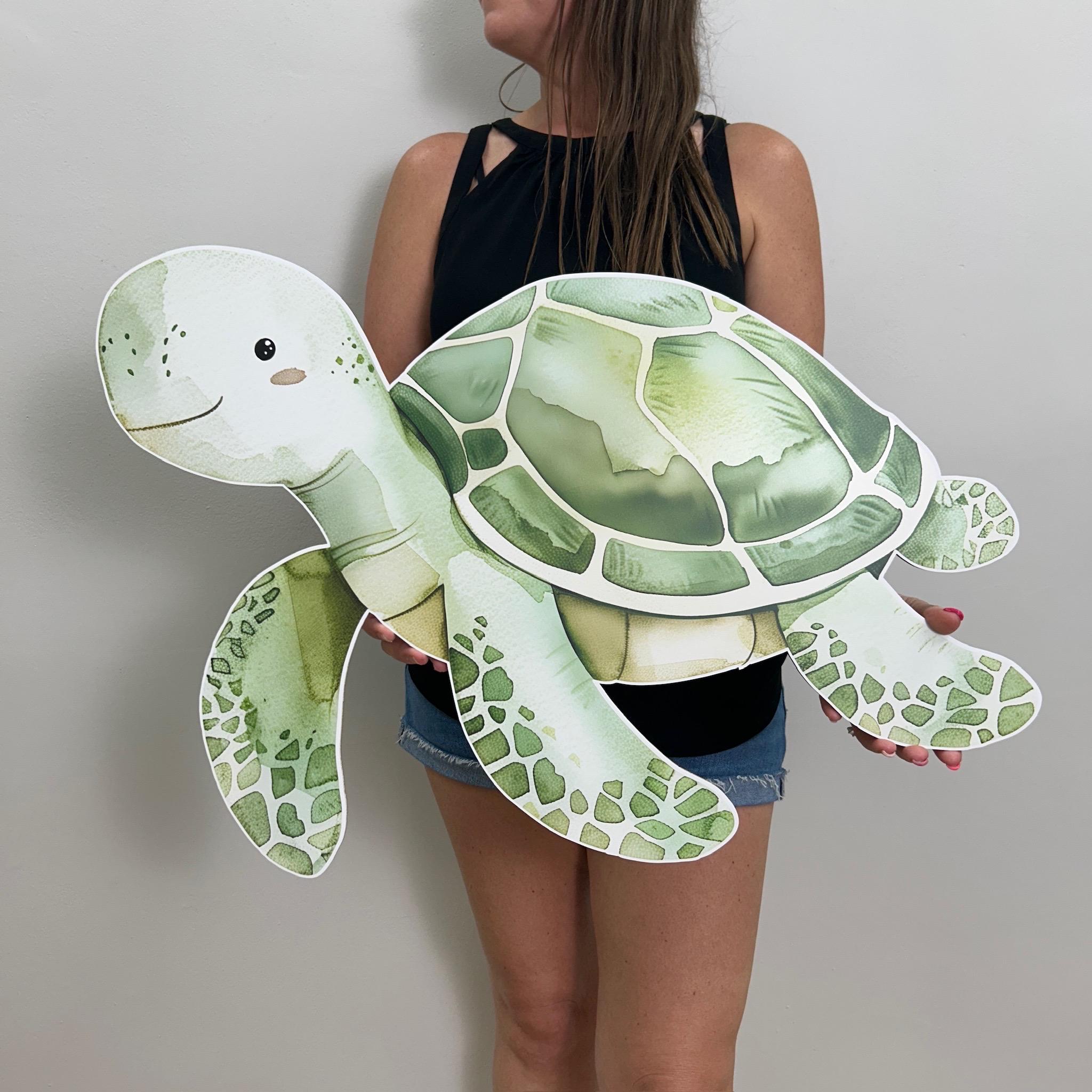 Turtle Prop - 3D Turtle Prop for Party Backdrop - Oneder the Sea 1st ...